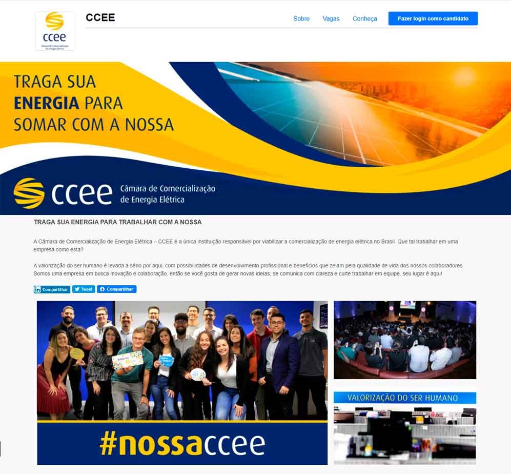 CCEE lança página de carreiras para reunir vagas e oportunidades - CCEE